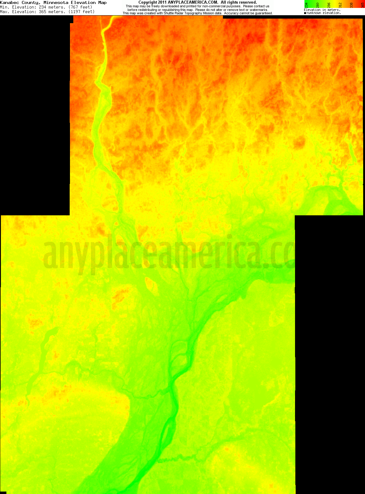 Free Kanabec County, Minnesota Topo Maps & Elevations