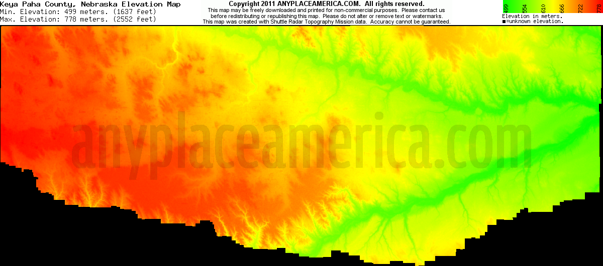 Free Keya Paha County, Nebraska Topo Maps & Elevations