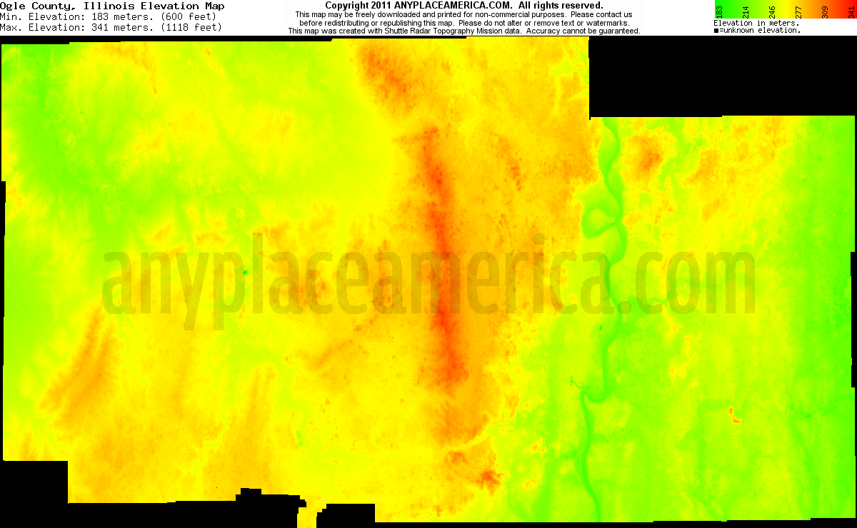 Free Ogle County, Illinois Topo Maps & Elevations