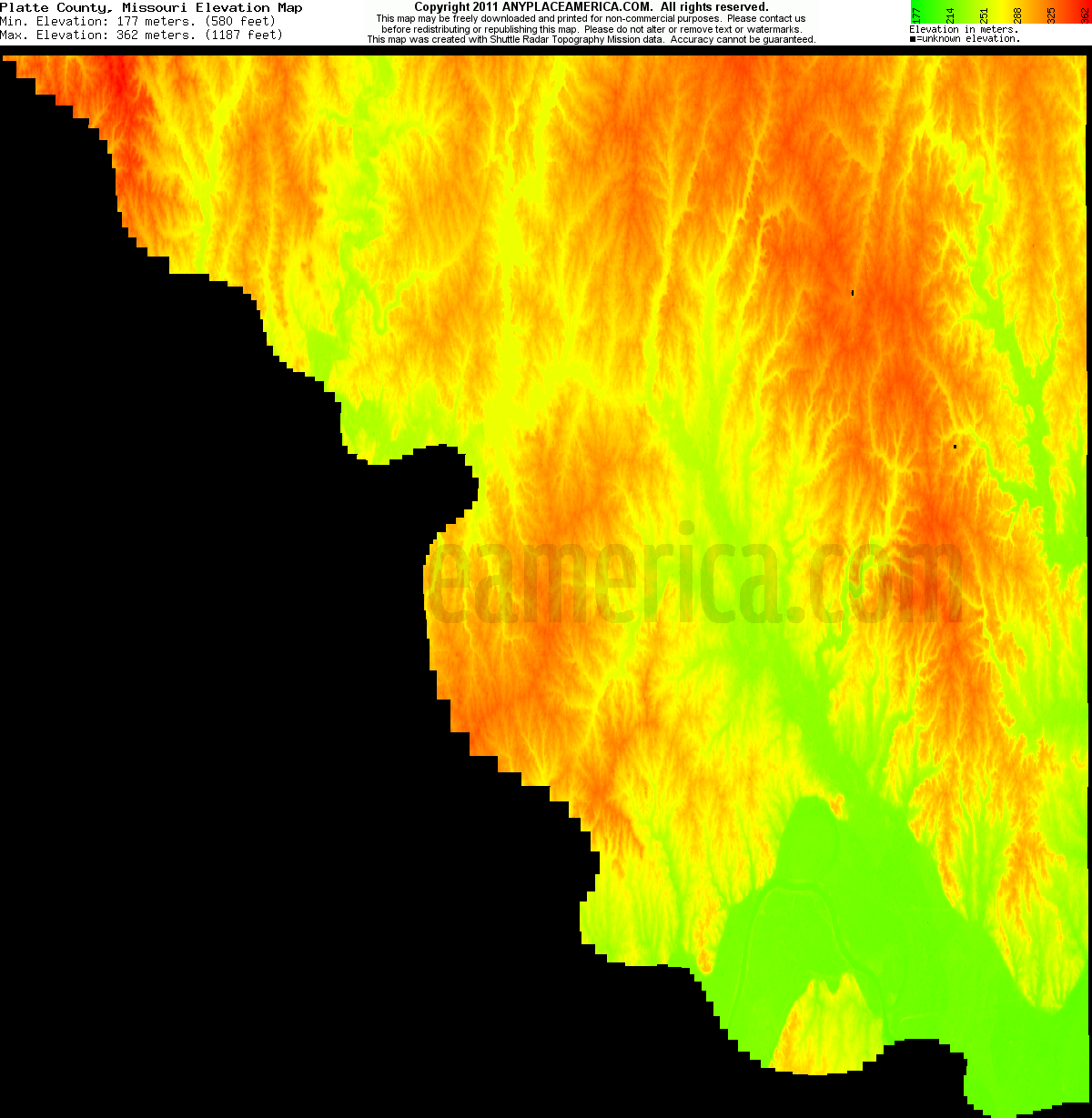 Free Platte County, Missouri Topo Maps & Elevations