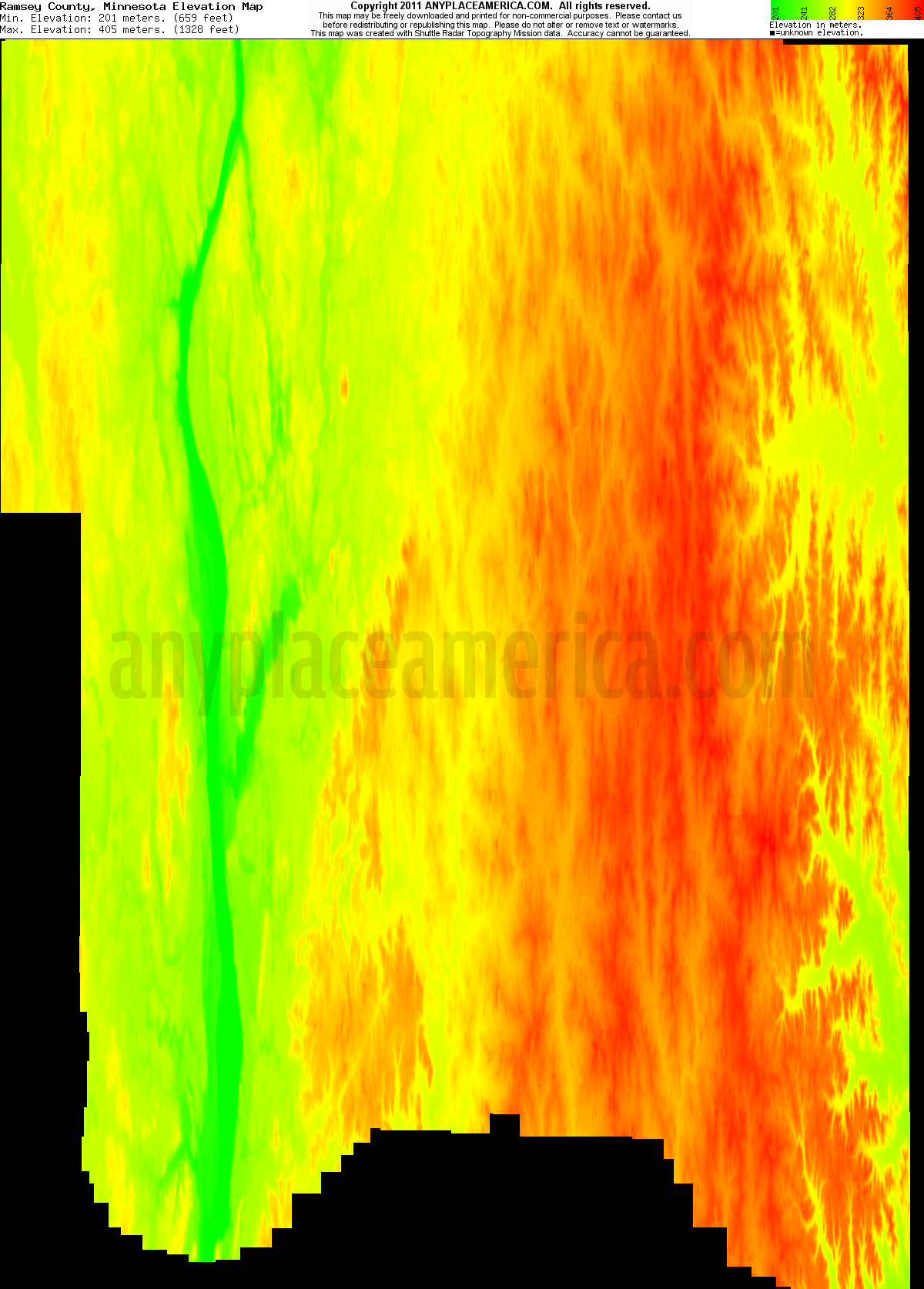 Free Ramsey County, Minnesota Topo Maps & Elevations