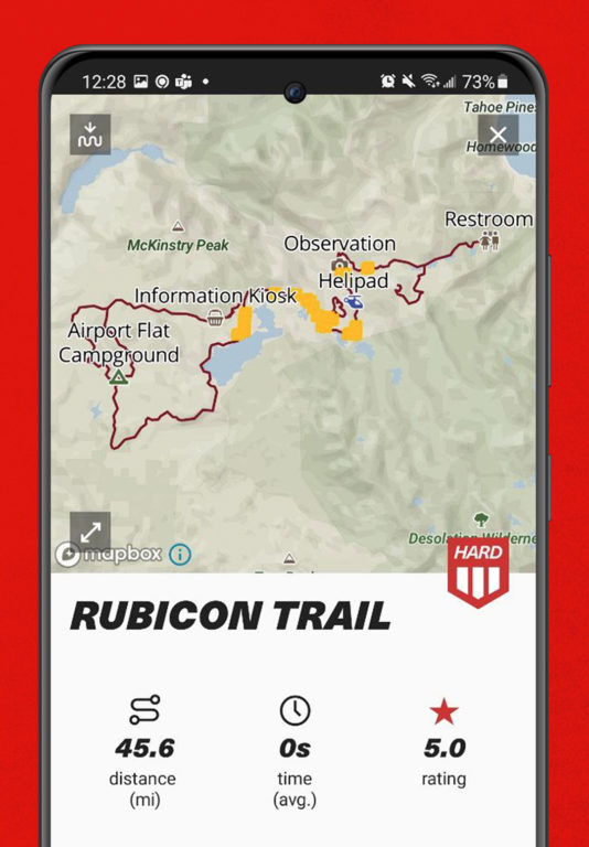 „BFGoodrich OnTrail Mobile App Off-Road Trail Adventure Guide“