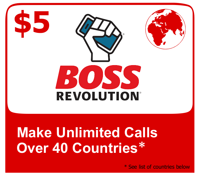 The #1 BOSS Revolution retailer for phone cards & accessories for phone