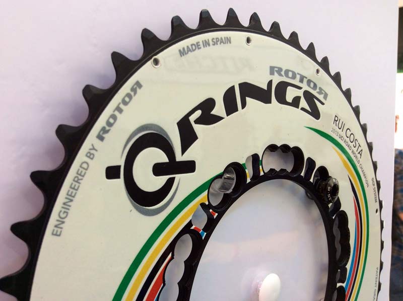 EB14: Rotor Adds Narrow/Wide Oval Cyclocross Chainrings, Custom Painted ...
