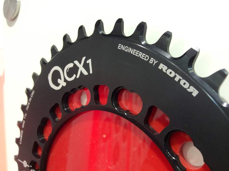 EB14: Rotor Adds Narrow/Wide Oval Cyclocross Chainrings, Custom Painted ...