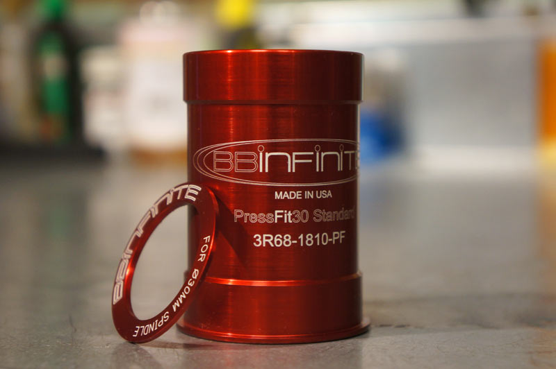 Review: BBinfinite's amazingly smooth one-piece pressfit bottom bracket ...