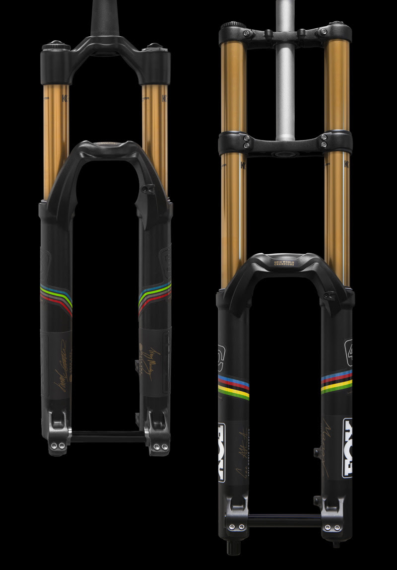 Fox Releases Limited Edition 2014 World Champs Fox 40 and 36 - Bikerumor