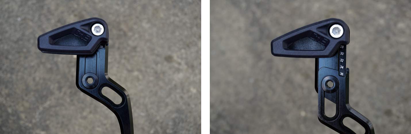 First Look! OneUp Components' lightweight, ultra-adjustable chainguide ...