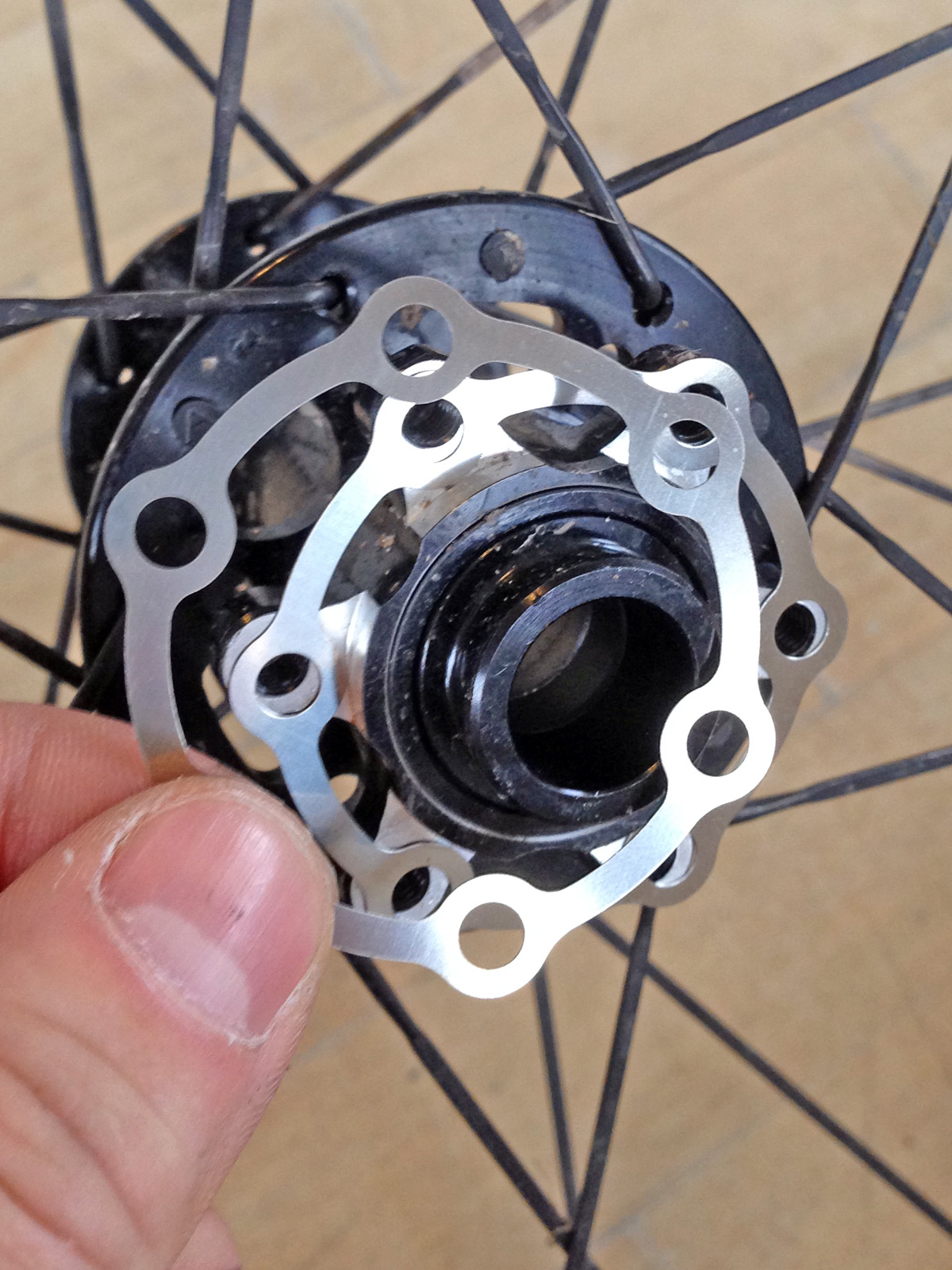 Just In: Syntace 6-bolt Disc Brake Rotor Shim Kit - Bikerumor