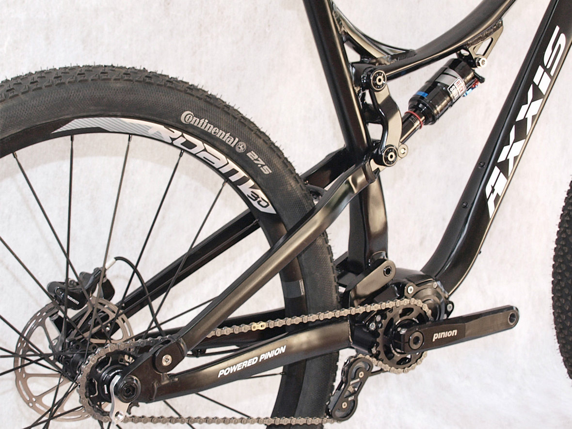 Axxis Bikes' full suspension Pinion gearbox AM275 trail bike - Bikerumor
