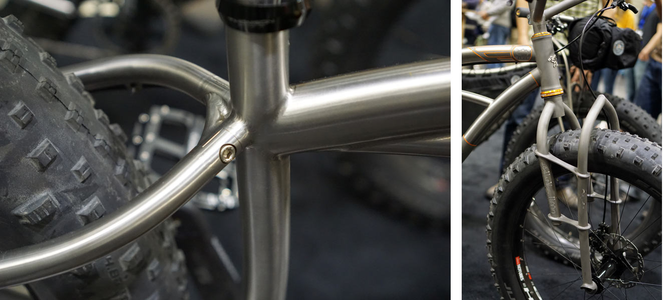 NAHBS 2016 - Black Sheep's Deathsplosion ti fork, most expensive ...
