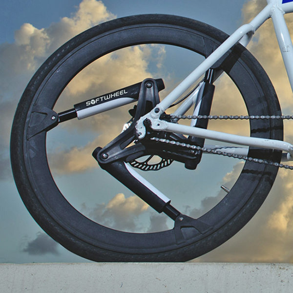 Softwheel Fluent suspends (and damps) your bike by the wheels - Bikerumor