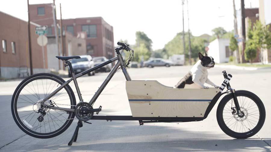 The Lift turns your ordinary bicycle into a front-loading cargo bike ...