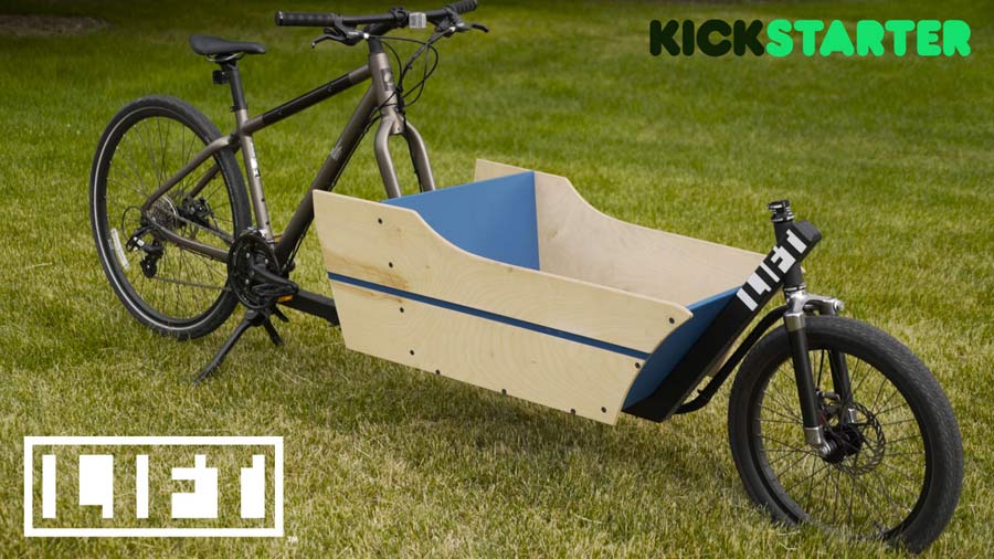 The Lift turns your ordinary bicycle into a front-loading cargo bike ...