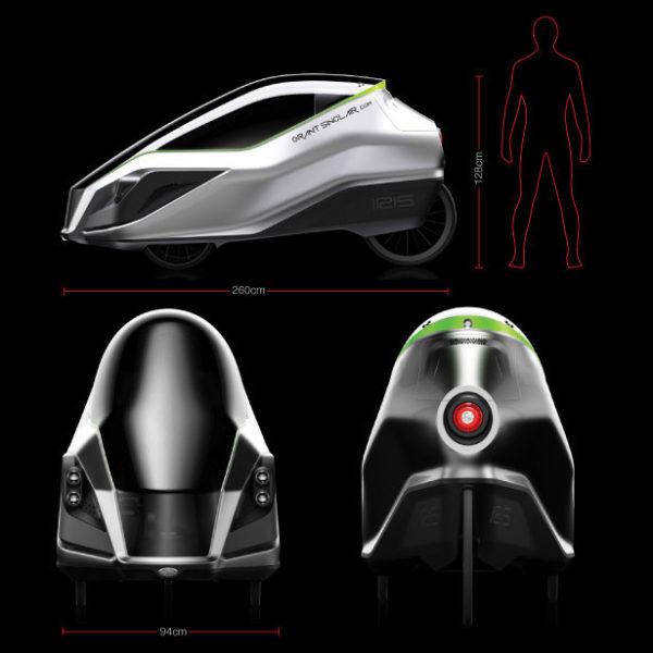 Sinclair IRIS goes the e-trike route too, for a super fast commuter ...