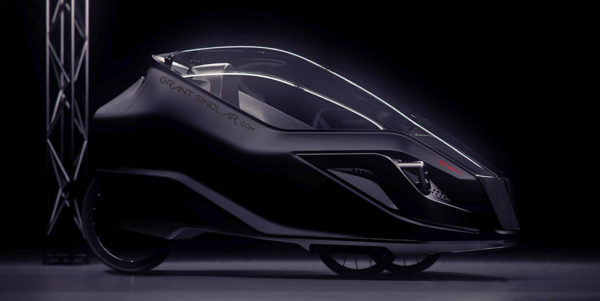 Sinclair IRIS goes the e-trike route too, for a super fast commuter ...