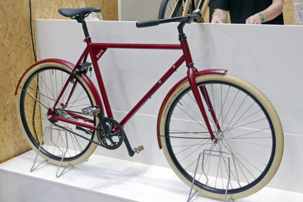 BFS2017: Brik Bikes' the chainless bicycles, no maintenance Dutch ...