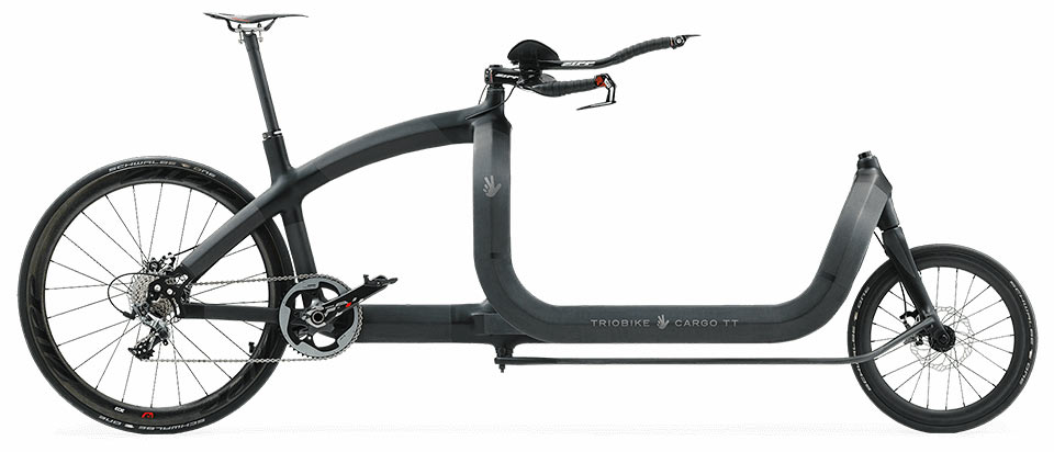 Ultralight, full carbon Triobike Cargo TT concept cargo bike is race ...