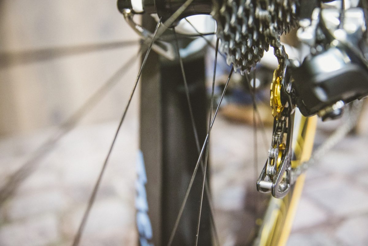 CeramicSpeed bids Boonen farewell with custom gold pulley wheels ...