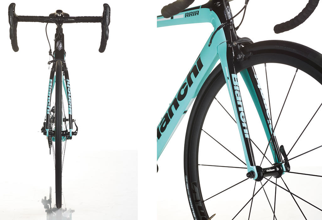 New Bianchi Aria road bike gets "full aero" geometry to optimize your tuck - Bikerumor
