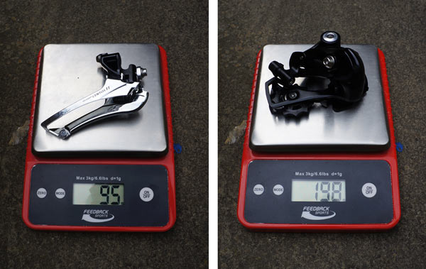 First Impressions & Actual Weights: Microshift Cento 11 road bike group ...