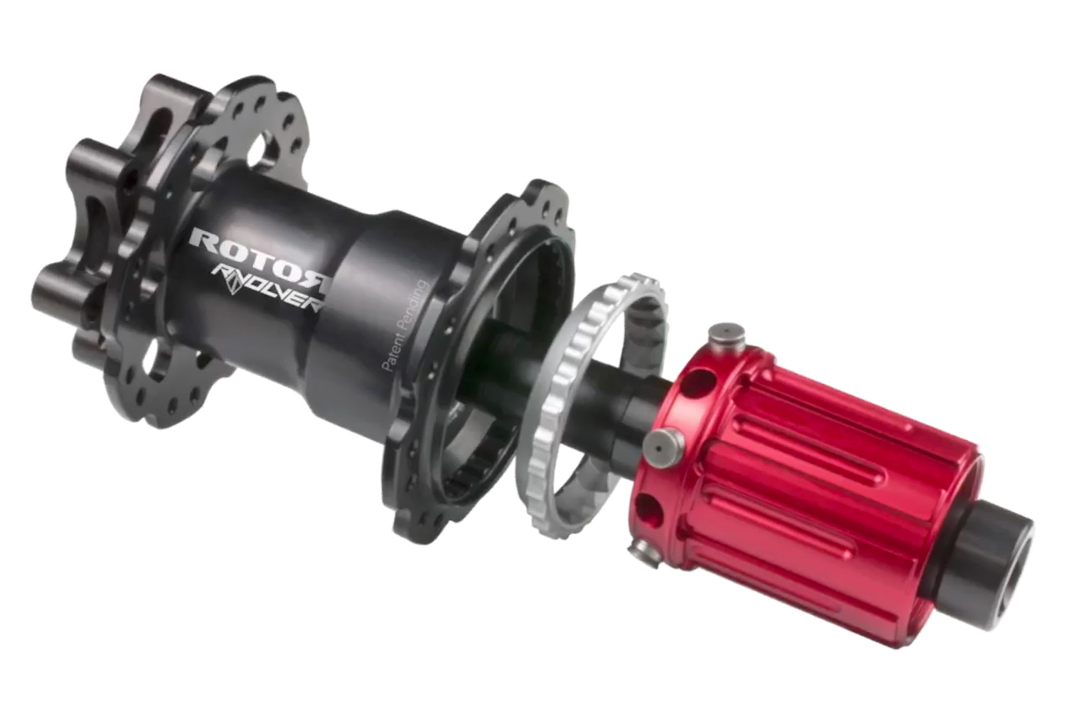 Rotor engages innovative RVOLVER radial cylindrical pawl bike hubs ...
