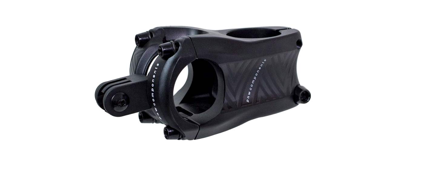 PNW Range enduro stem clamps GoPro or Garmin out front - Bikerumor