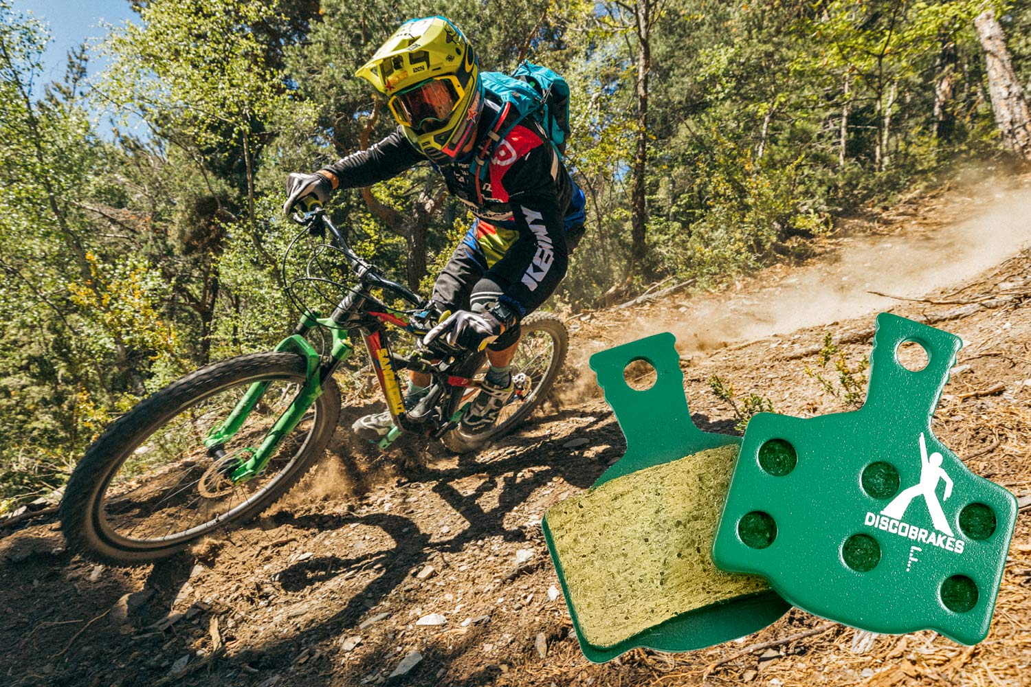 DiscoBrakes stops a legend with Cédric Gracia Edition Copper-Free brake pads - Bikerumor