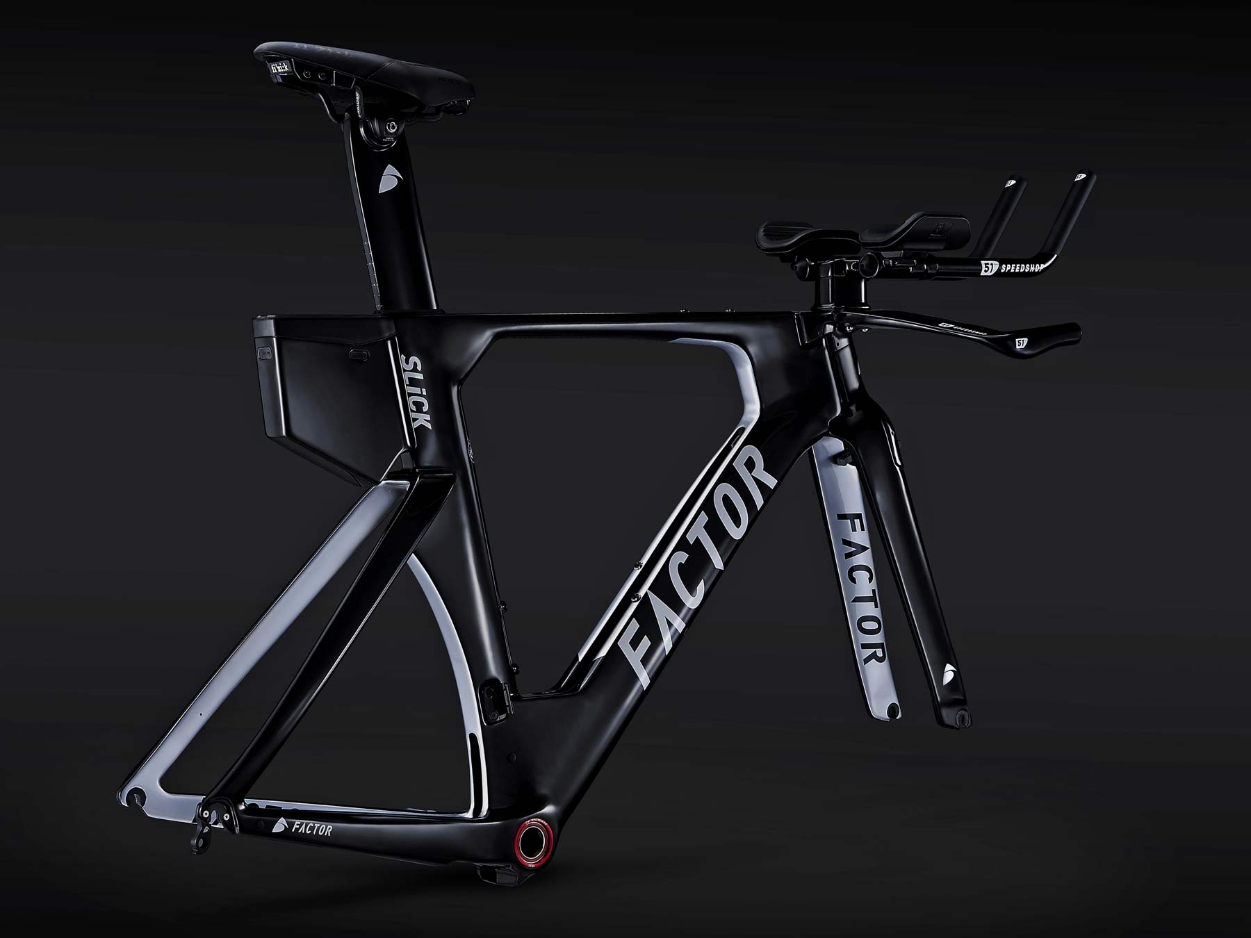 Factor SLiCK slips in updates to split downtube TT & Triathlon bike ...