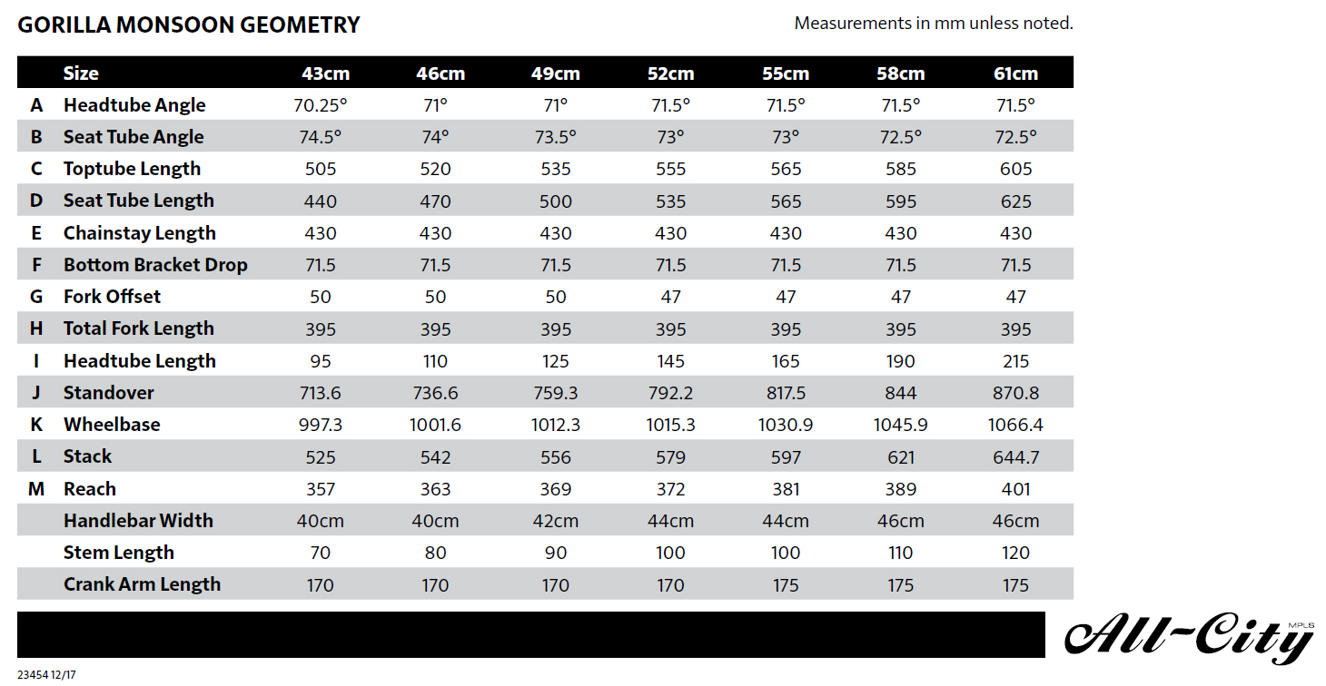 All-City Gorilla Monsoon storms in with 27.5 drop bar monster gravel ...