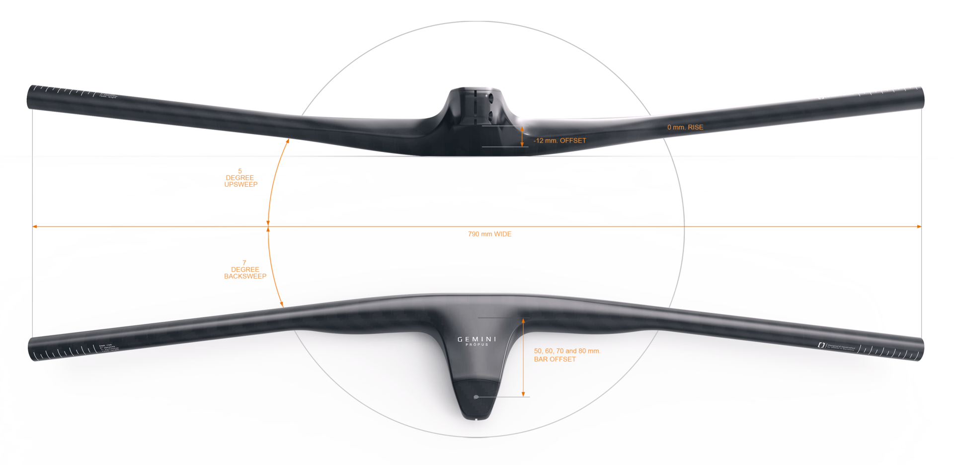 Gemini debuts first full integrated DH handlebar + bar/stem combo for ...