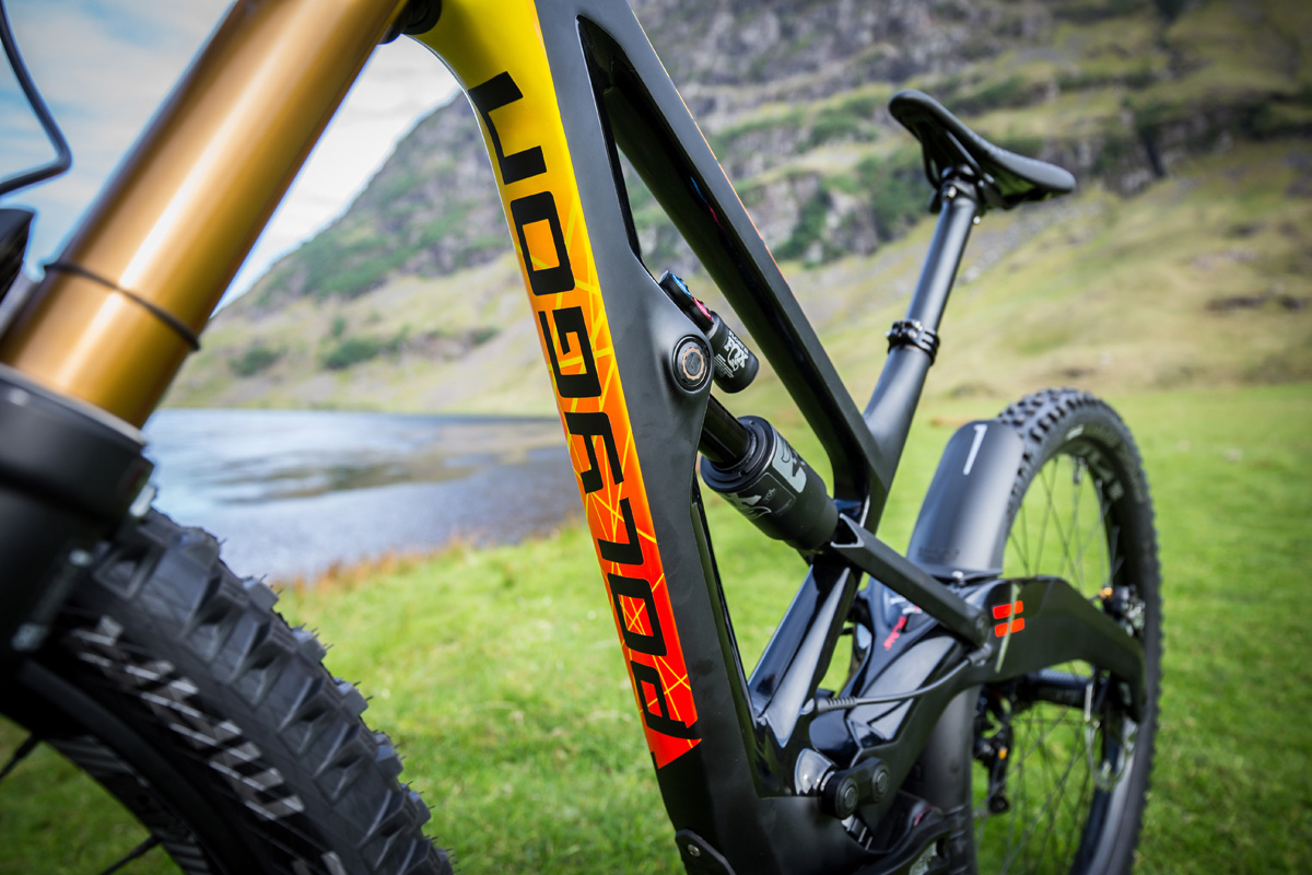 Polygon XQUARONE DH glides over anything with 218mm of pedal-able ...
