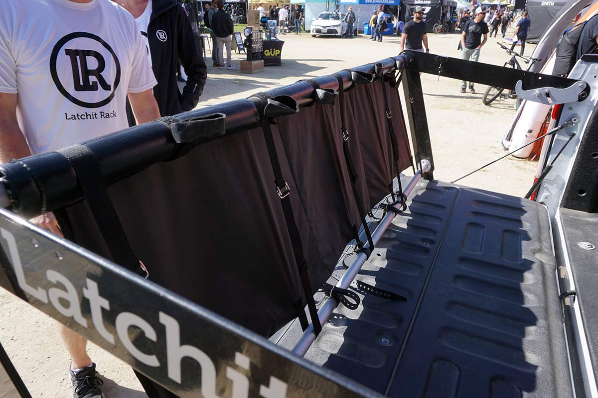 Latchit Rack extends your pickup truck's bed w/ tailgate extending pad ...