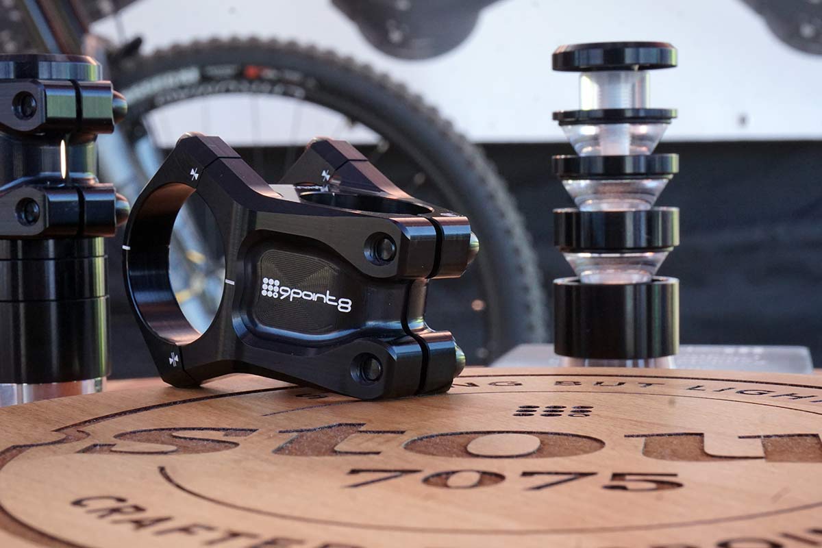 9point8 introduces lightweight Stout stems, forward offset dropper seat ...