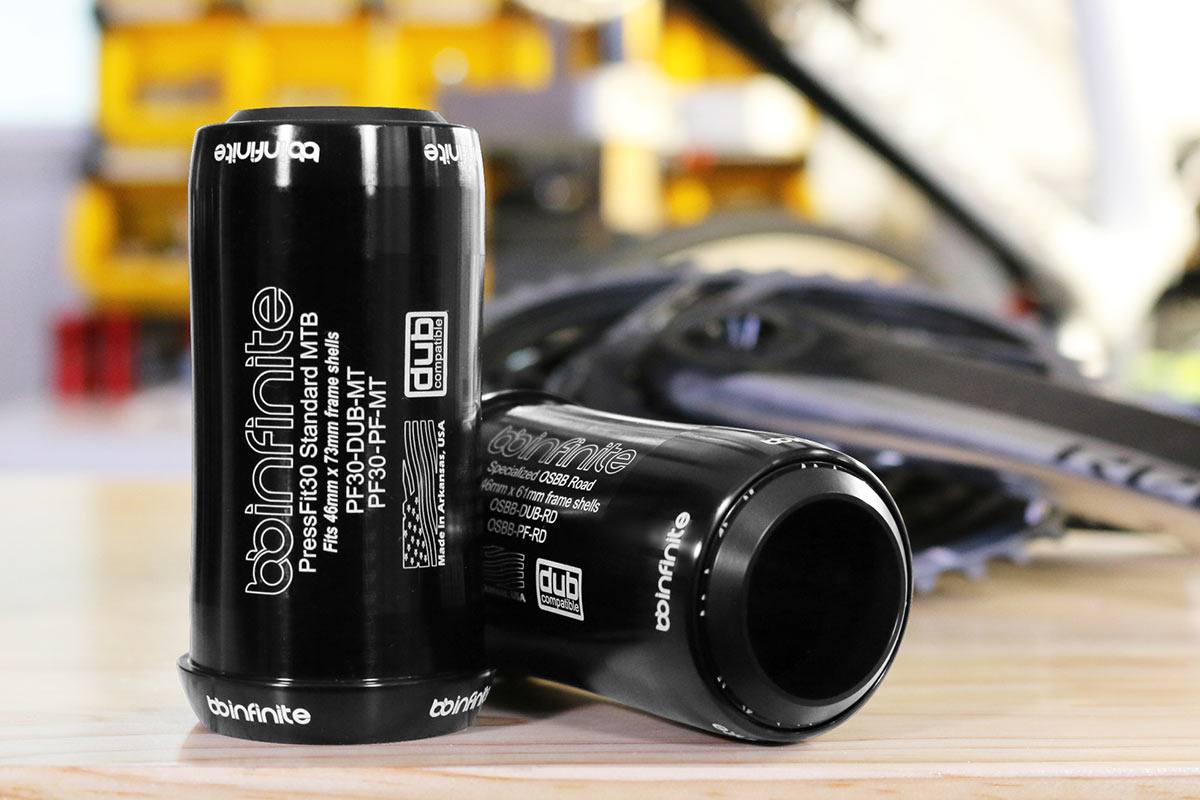 BBinfinite adds perfectly aligned DUB bottom brackets to silence SRAM'd ...