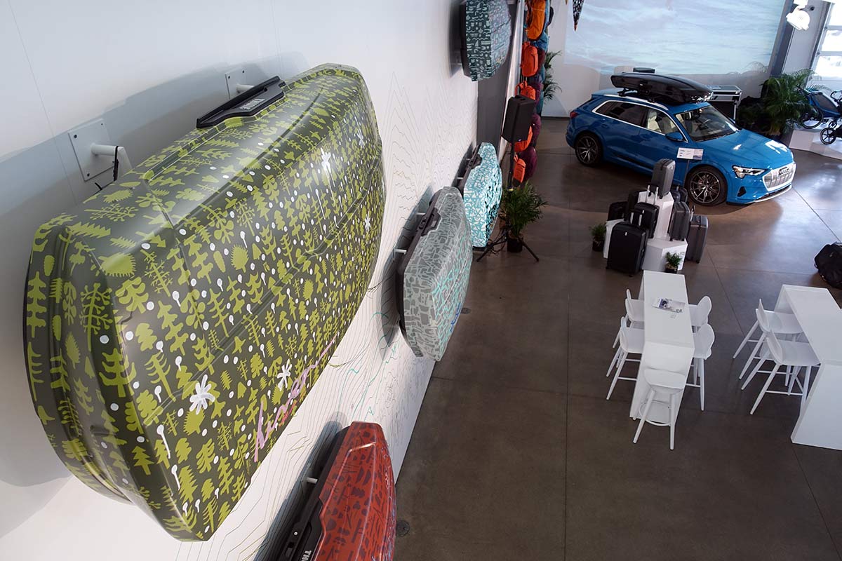 Thule rides the future w/ sleek roof boxes, women's packs, Vanlife gear ...