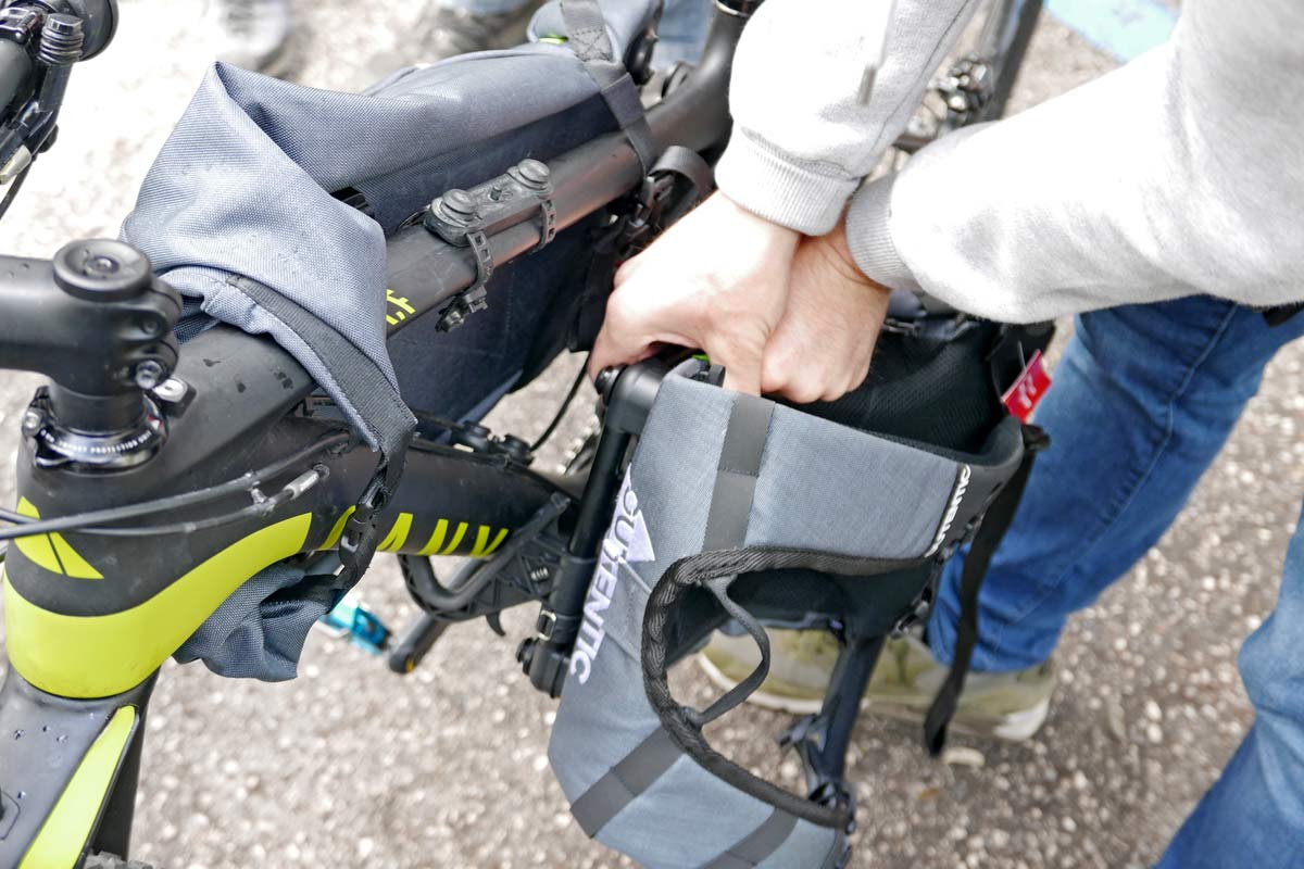 Outentic puts a bike on your back - modular backpack for enduro ...