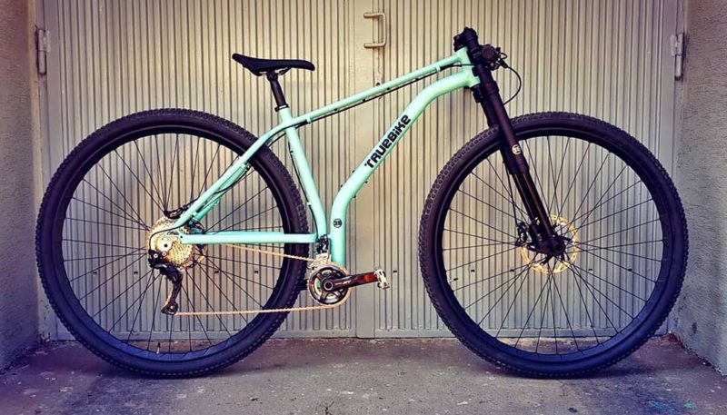 TrueBike adds suspension option, carbon wheels to 36" alloy mountain ...