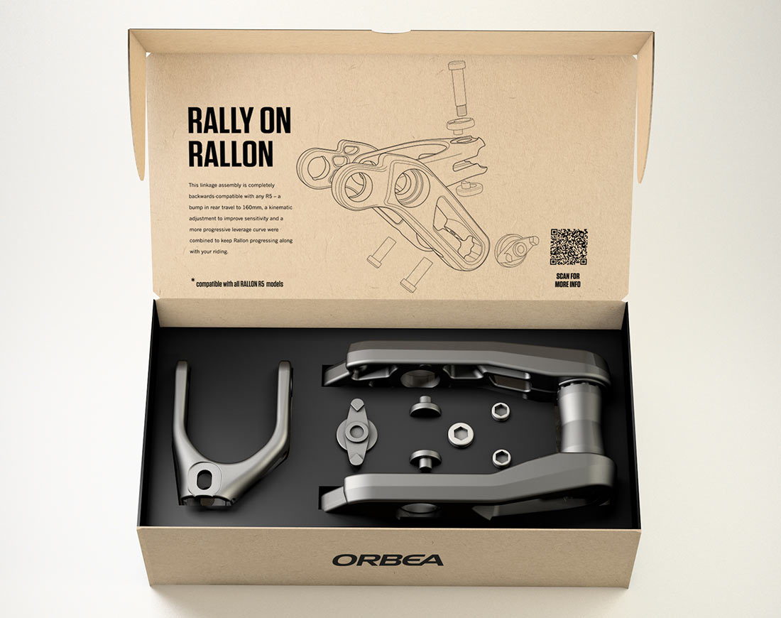 New Orbea Rallon enduro mountain bike linkage adds travel, and it's ...