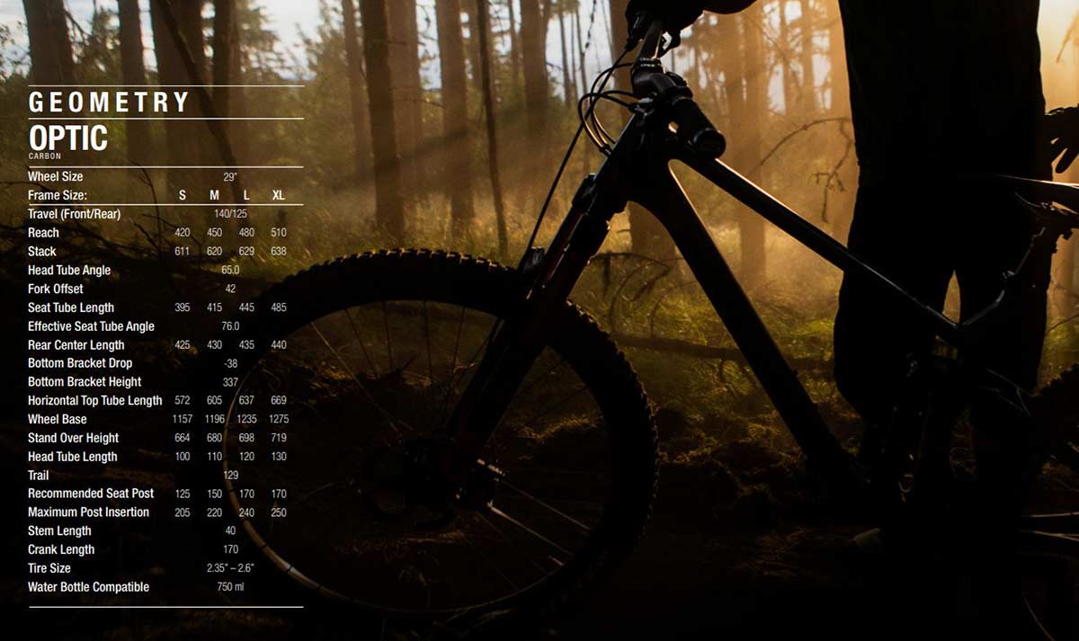 Norco re-focus the spotlight onto their short travel Norco Optic trail ...