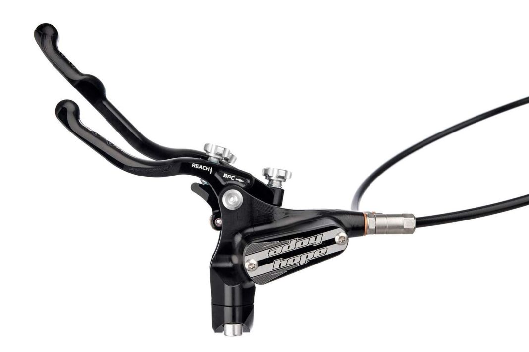 Hope Tech 3 Duo lever pulls 2 hydraulic brakes with 1 hand, Tech 3 X2 ...