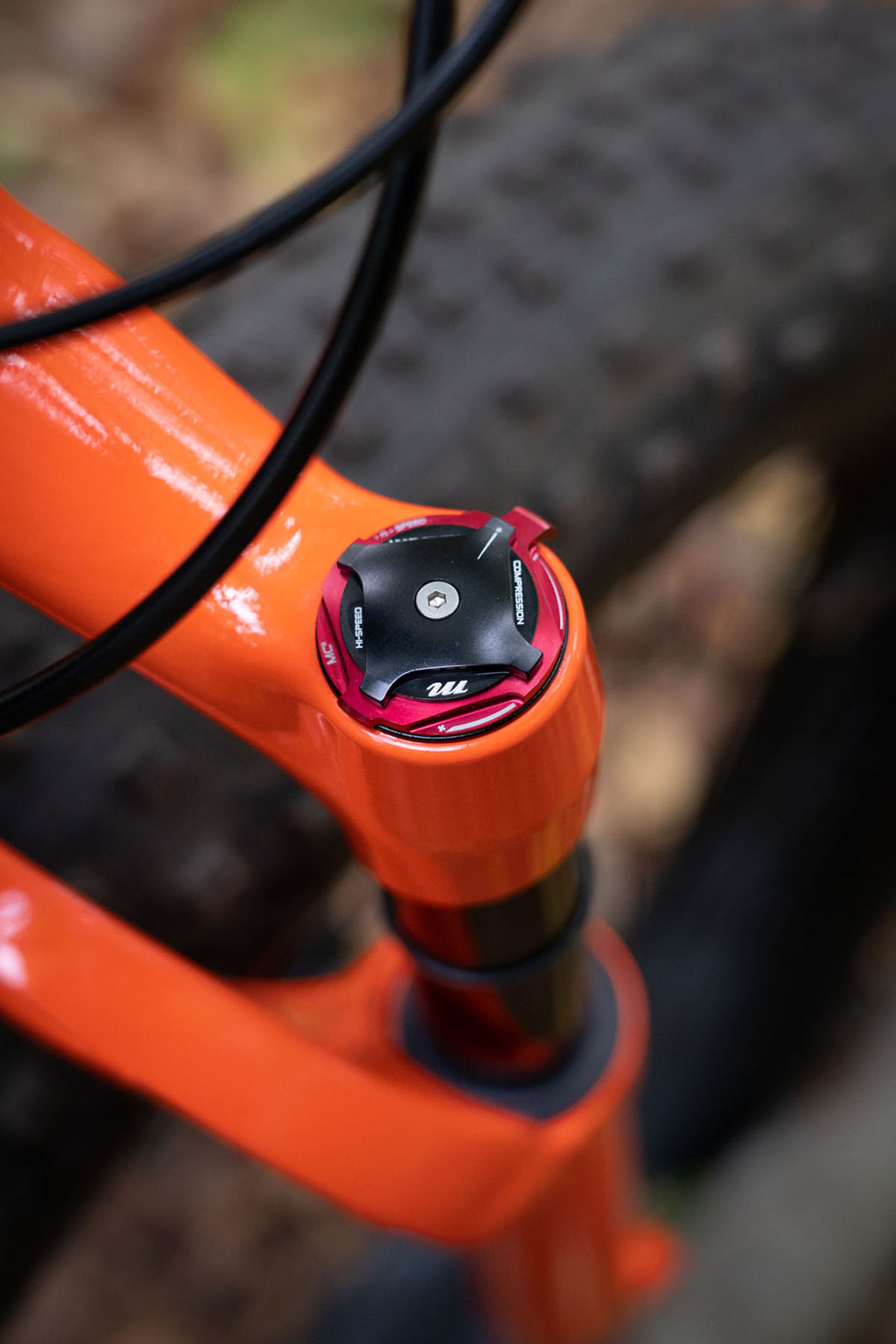 Stay visible this fatbike season w/ Manitou Mastodon Pro LTD in Blaze ...