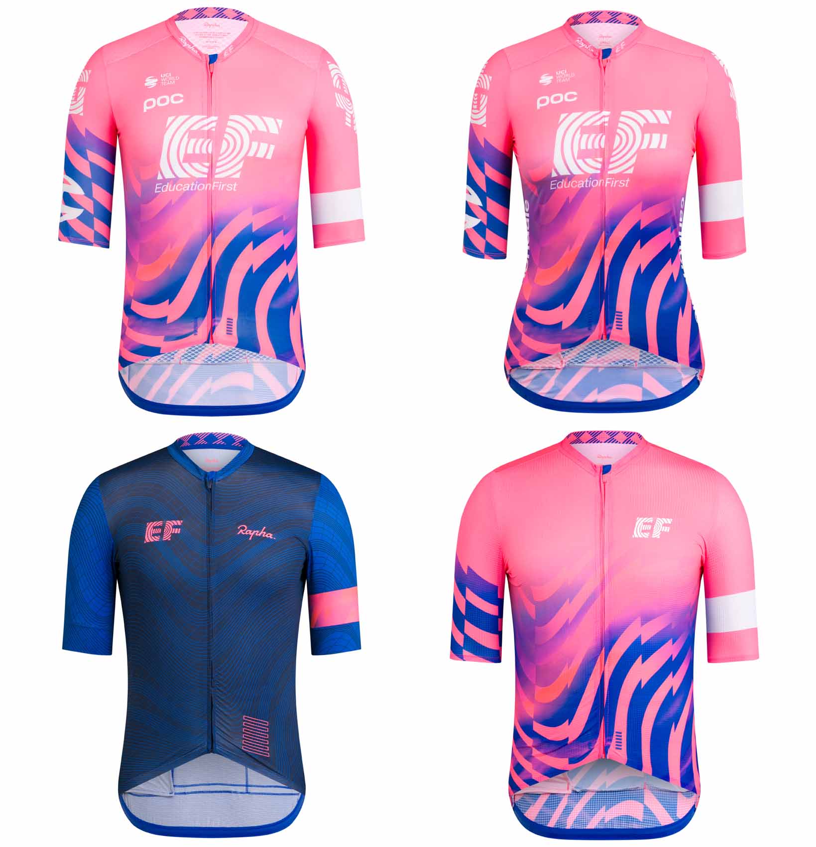 Rapha & EF Pro Cycling add even more eye catching pink & blue kits for ...