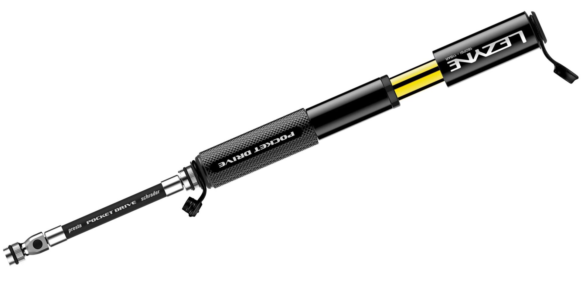 Lezyne Pocket Drive shrinks mini-pump, maintains high-pressure, plus ...