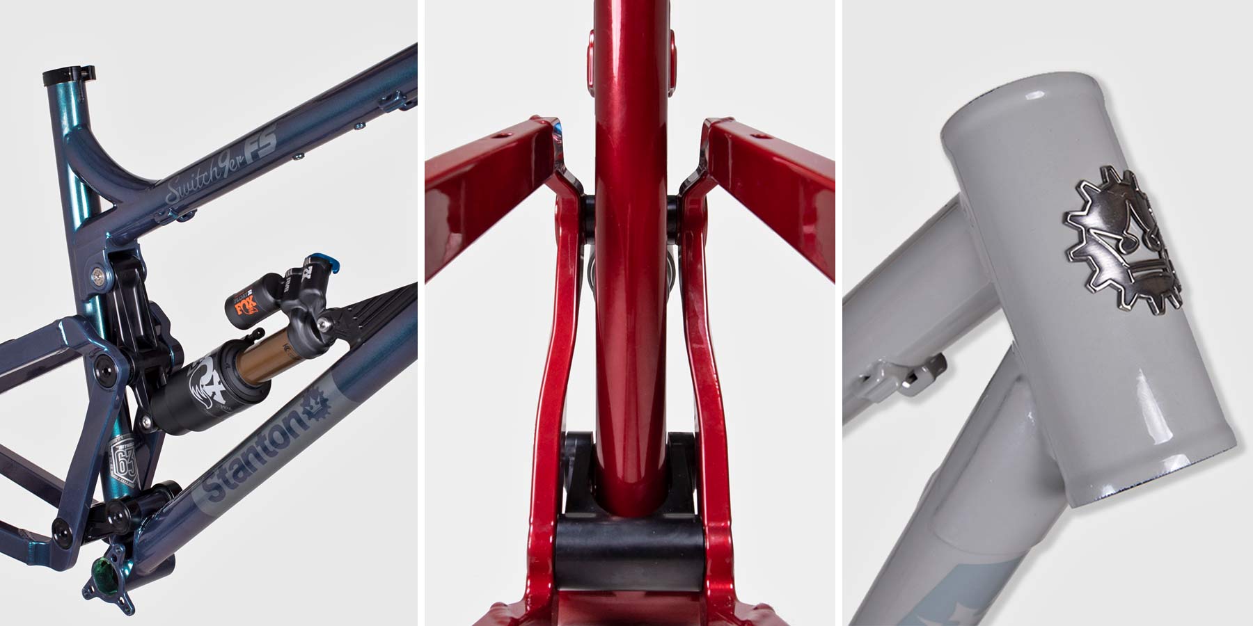 Stanton builds full-suspension Switchback & Switch9er FS trail bikes in ...