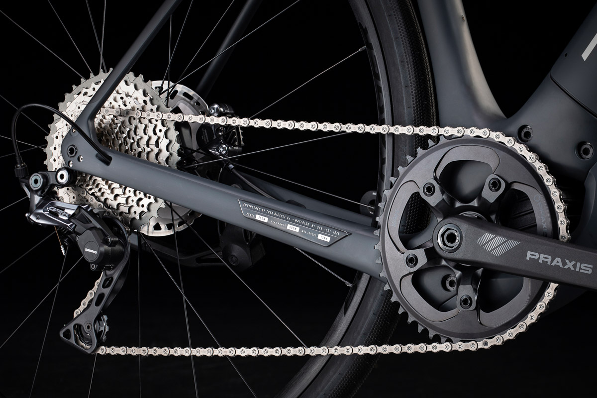 Trek Domane+ HP uses Bosch system & Range Boost battery for mega miles ...