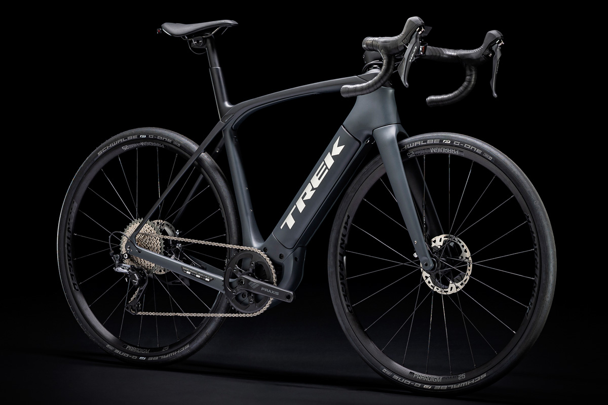 Trek Domane+ HP uses Bosch system & Range Boost battery for mega miles ...