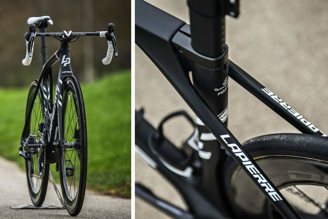 Lapierre Aircode aero road & Aerostorm time trial disc brake prototypes teased & raced by FDJ ...