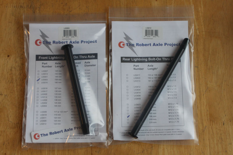 Slimming my ride with Robert Axle Project’s Lightning Bolt-On Axles ...