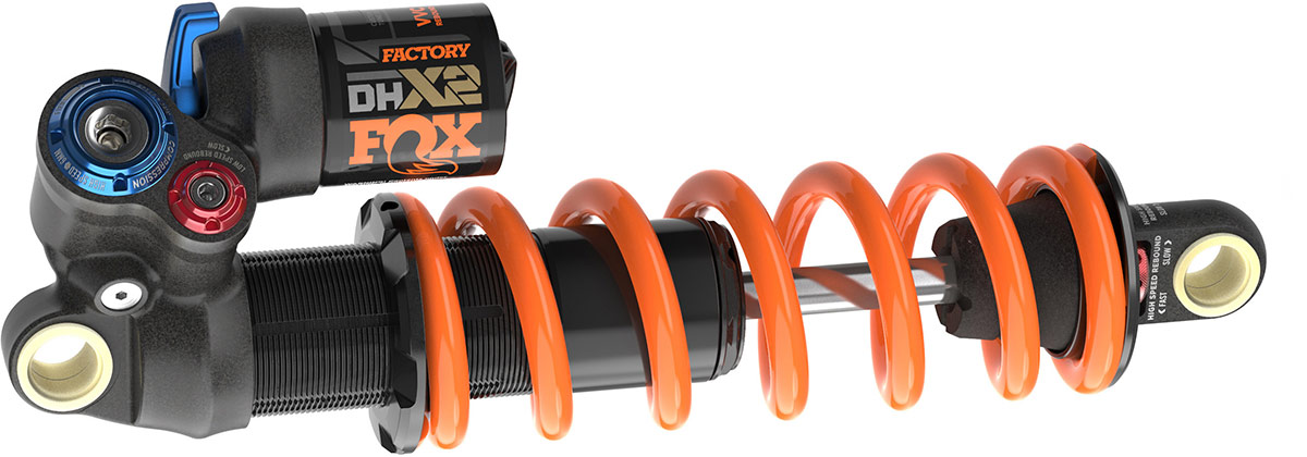 FOX FLOAT X2 & DHX2 shocks overhauled for 2021 w/all-new chassis ...